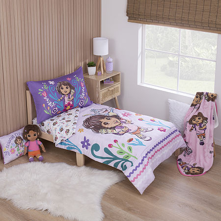 Click here for Nojo 4-pc. Dora the Explorer Toddler Bedding Set... prices