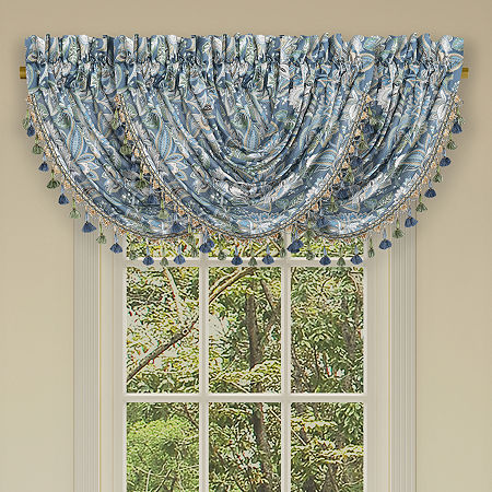 Click here for Five Queens Court Marietta Rod Pocket Valance  One... prices