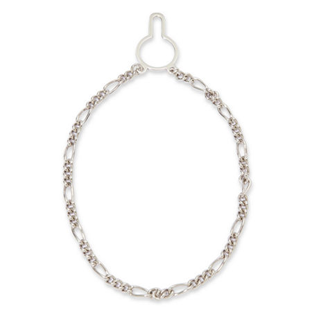 Click here for Sterling Silver Figaro Link Tie Chain  One Size  G... prices