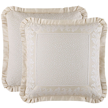 J Queen New York Marquis Sham  European - Cream