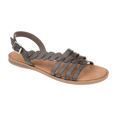Journee Collection Womens Solay Sandals - Grey
