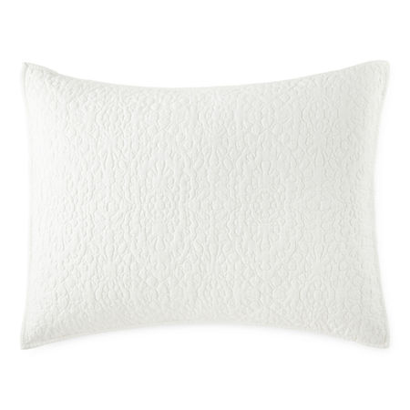 Click here for Linden Street Addison Pillow Sham  One Size  White prices