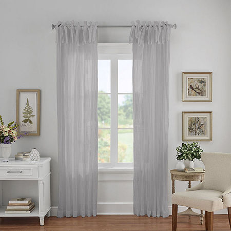 Click here for Elrene Home Fashions Jolie Semi-Sheer Tab Top Wind... prices