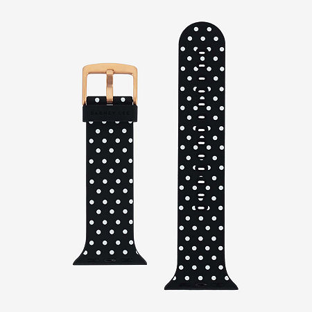 WITHit Dottie Silicone Band by Dabnee Lee designed for Apple Watch 42mm (Series 1-3 only) & 44/45/46/49mm (Ultra & Ultra 2) - Black  White