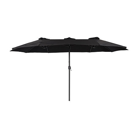 Click here for 15 Feet Double Patio Umbrella  One Size  Black prices