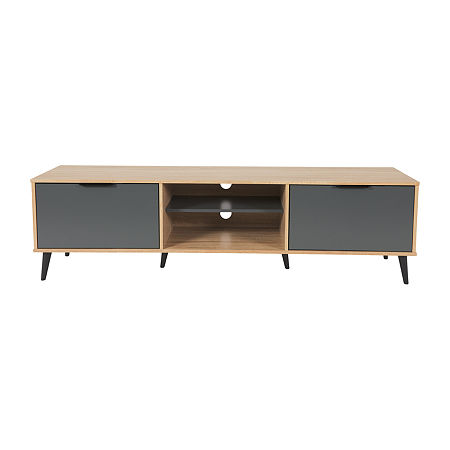 Click here for Wooden TV Stand With Storage  One Size  Brown prices