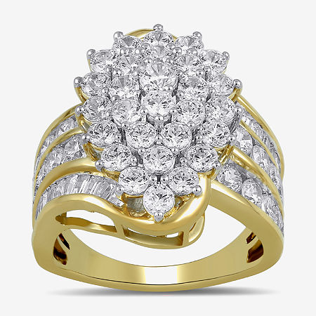 Click here for Diamond Blossom Womens 3 CT. T.W. Lab Grown White... prices