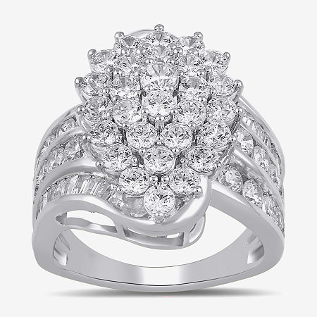 Click here for Diamond Blossom Womens 3 CT. T.W. Lab Grown White... prices