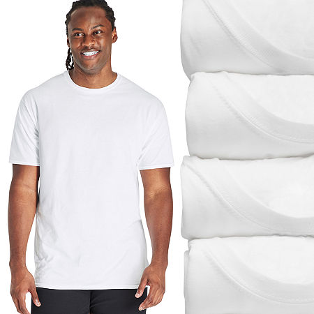 Click here for Mens Tall Hanes Ultimate(R) Fresh IQ 4pk. Crew Nec... prices