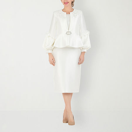 Click here for Giovanna Collection Suit Set-Plus 3-pc.  20w  Whit... prices