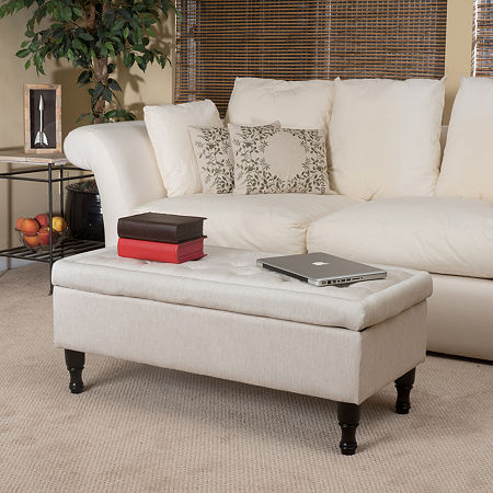 Click here for Chantelle Storage Tufted Ottoman  One Size  Beige prices