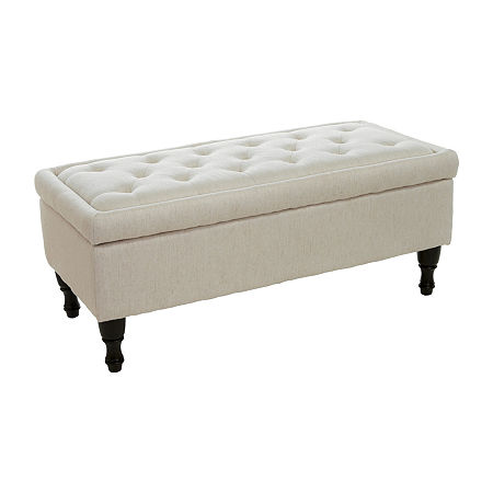 Click here for Chantelle Storage Tufted Ottoman  One Size  Beige prices