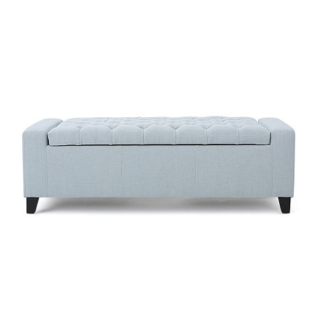 Click here for Hikaru Storage Ottoman  One Size  Blue prices