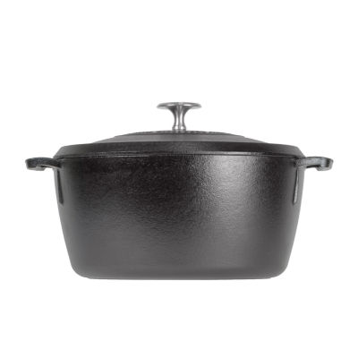 Lodge Cookware Blacklock Triple Seasoned Cast Iron 5.5-qt. Dutch Oven ...