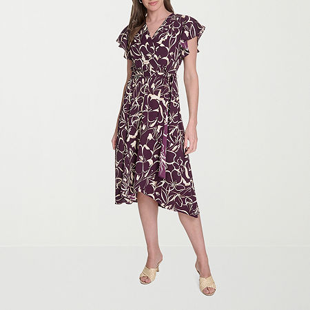 Click here for Marc New York Womens Short Sleeve Floral Midi Fit... prices