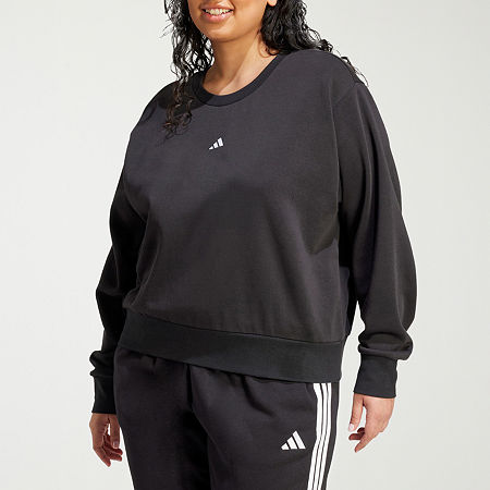 Click here for adidas Plus Size Essentials Small-Logo Fleece Swea... prices