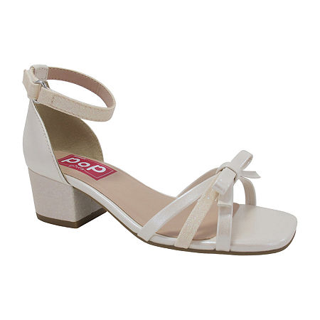 Click here for Pop Adana Little & Big Kid Girls Square Open Toe B... prices