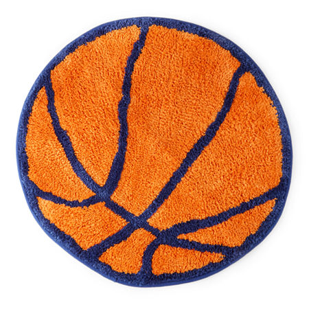 Click here for INK+IVY Kids Basketball Bath Rug  One Size  Orange prices