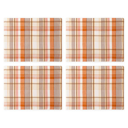 Click here for Linden Street Terra Harvest Plaid 4-pc. Placemat... prices