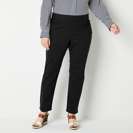 Click here for Liz Claiborne Womens Amber Mid Rise Slim Pull-On P... prices