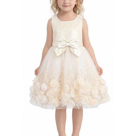 Click here for Lilt Little Girls Sleeveless Fit + Flare Dress  5... prices