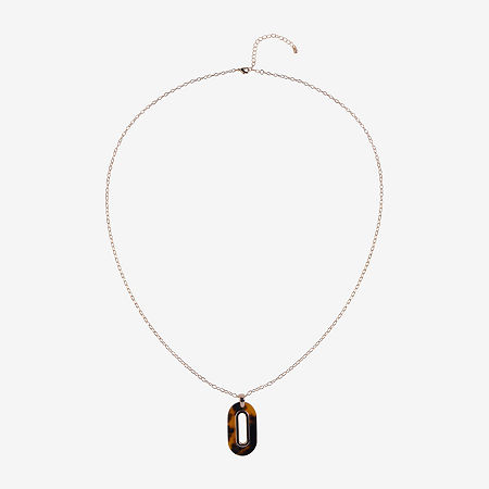 Click here for Mixit Tortoise Womens 32 Inch Pendant Necklace  On... prices