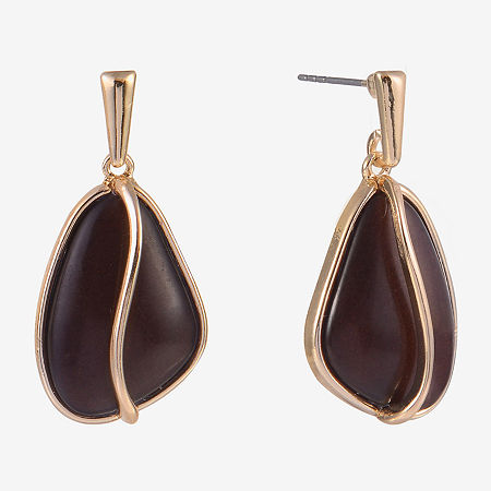 Click here for Mixit Womens Drop Earrings  One Size  Brown prices