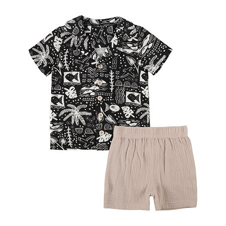 Click here for Baby Essentials Baby Boys 2-pc. Short Set  12 Mont... prices