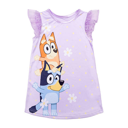 Click here for Toddler Girls Bluey Crew Neck Short Sleeve Nightgo... prices