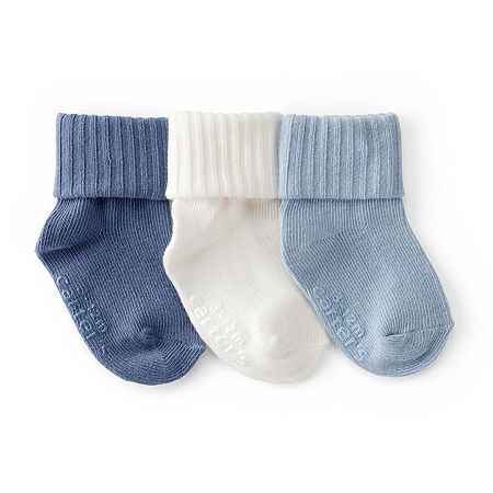 Click here for Carters Baby Boys 3-Pk. Gripper Socks - Blue prices