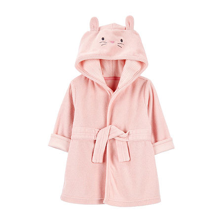 Click here for Carters Baby Hooded Animal Terry Robe - Pink prices
