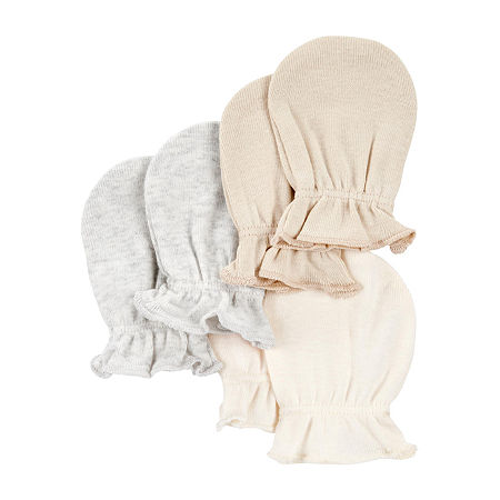 Click here for Carters Baby Unisex 3 Pair Multi-Pack Baby Mittens... prices