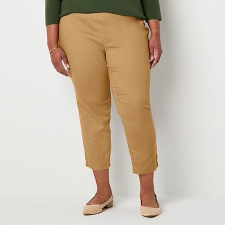 Click here for St. Johns Bay Womens Ankle Regular Fit Plus Pull-O... prices