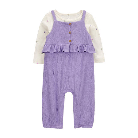 Click here for Carters Baby Girls 2-pc. Jumpsuit Set  9 Months  P... prices