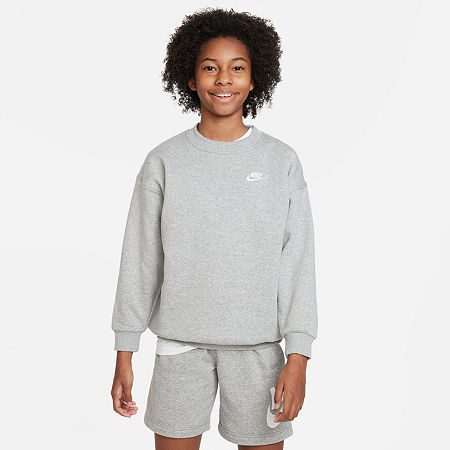 Click here for Nike Big Girls Sportswear Club Fleece Oversized-Fi... prices