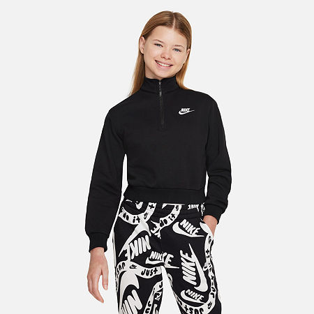 Click here for Nike Club Big Kid Girls Mock Neck Long Sleeve Flee... prices