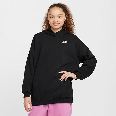 Click here for Nike Big Girls Sportswear Club Fleece Oversized-Fi... prices