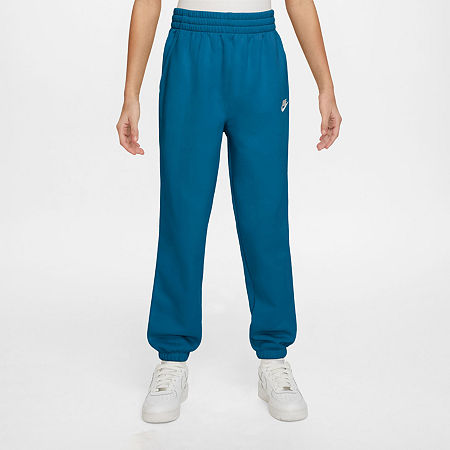 Click here for Nike Club Big Kid Girls Cuffed Loose Fit Fleece Jo... prices