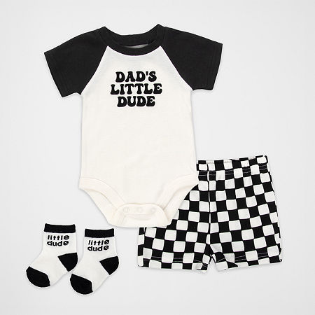 Click here for Baby Essentials Baby Boys 3-pc. Short Set  6 Month... prices