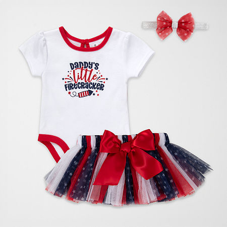 Click here for Baby Essentials Little Firecracker Baby Girls 3-pc... prices