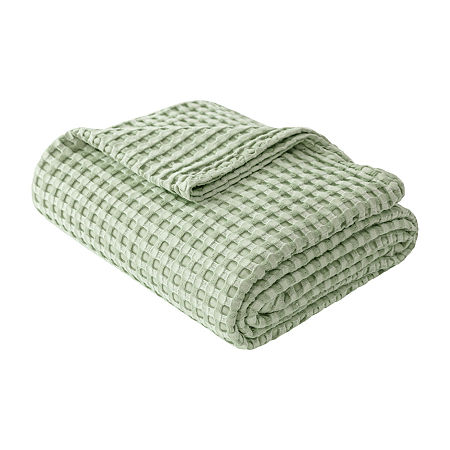 Click here for Awesome Home Bamboo Cotton Throw  One Size  Green prices