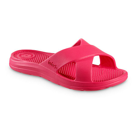 Click here for Totes Womens Totes Sandals Slide Sandals  9  Pink prices