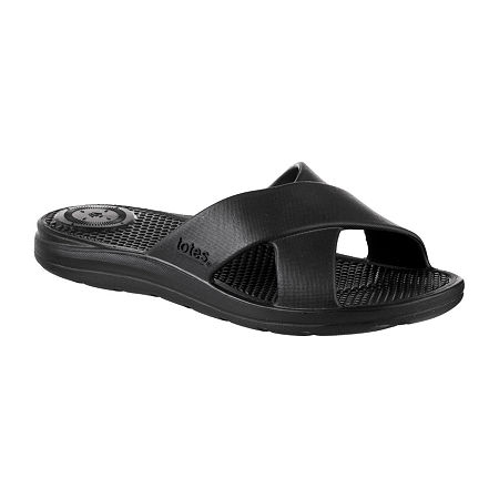 Click here for Totes Womens Totes Sandals Slide Sandals  11  Blac... prices