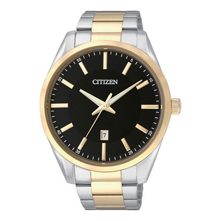 Click here for Citizen Mens Two-Tone Stainless Steel Watch BI1034... prices