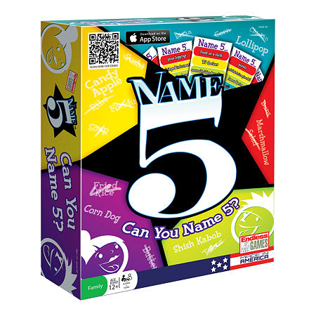 Click here for Endless Games Name 5  One Size  Multi prices