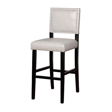 Click here for Blake Upholstered Nailhead Trim Bar Stool  One Siz... prices