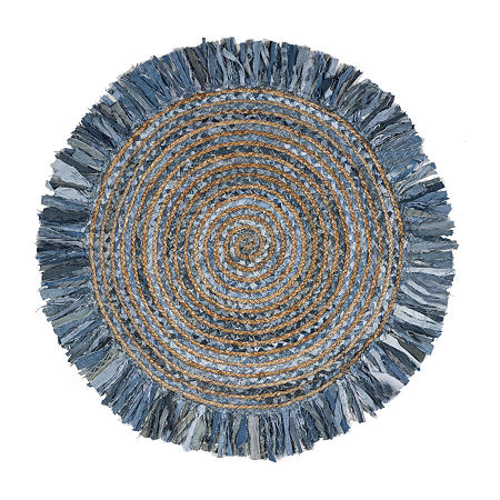 Click here for Safavieh Caryn Bordered Round Rug  One Size  Blue prices