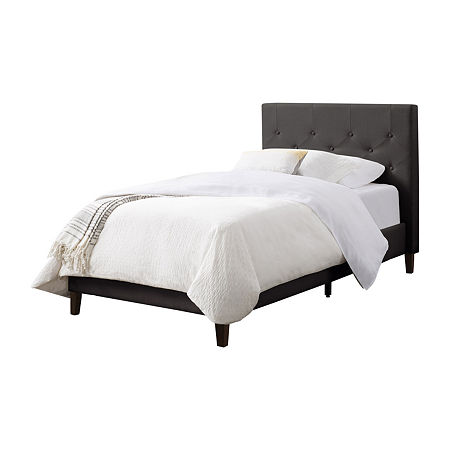 Click here for Nova Ridge Upholstered Tufted Platform Bed  One Si... prices