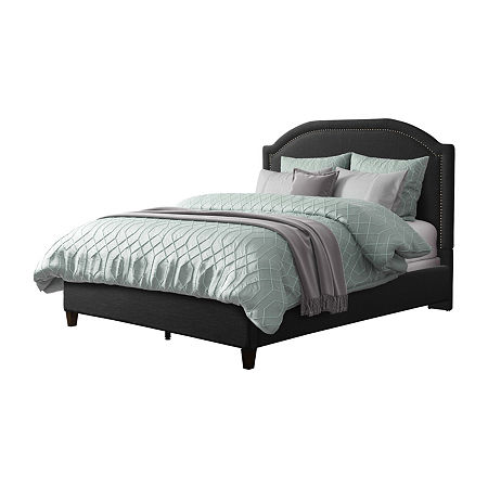 Click here for Florence Upholstered Platform Bed  One Size  Gray prices