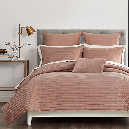 Click here for Fieldcrest Luxury Rice Stitch Quilt  One Size  Pin... prices